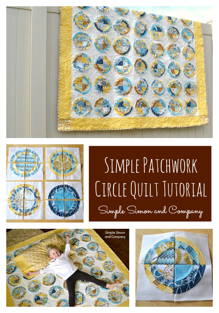 Indie Chic Circle Quilt: A Bulls Eye Quilt Tutorial - Simple Simon and ...