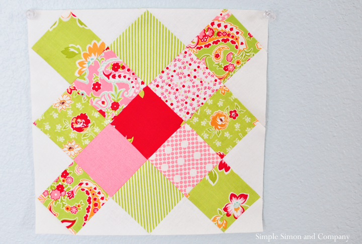 Round Robin Quilt Block - Simple Simon and Company