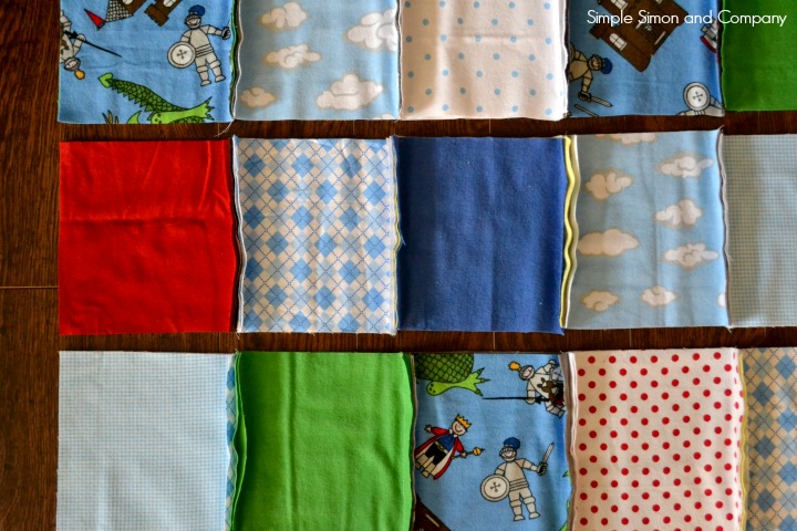 EASY Ragged Baby Blanket Tutorial - Simple Simon and Company