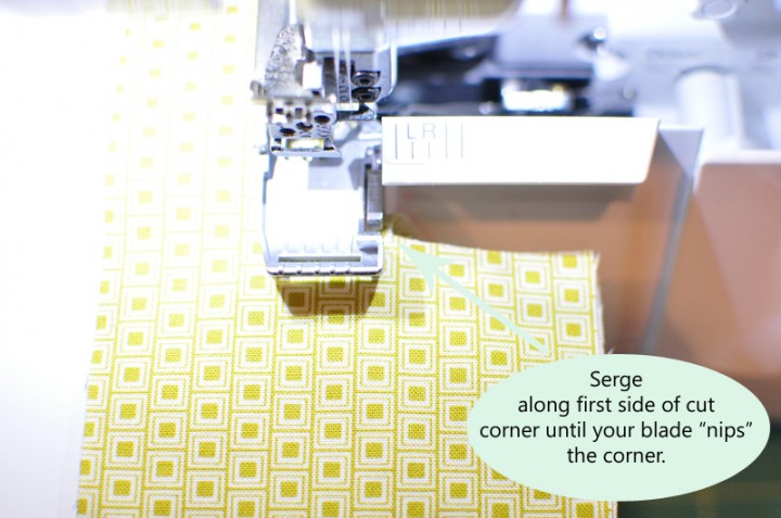 Turning corners with your serger - Simple Simon and Company