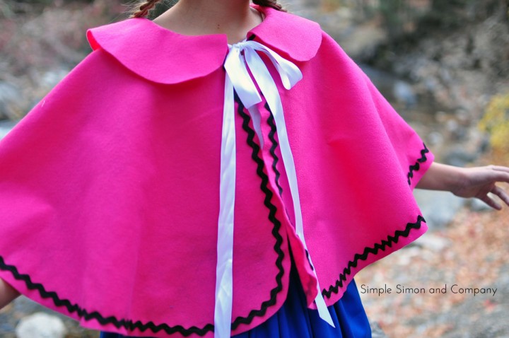 Anna Frozen Inspired Costume (make in an hour!)