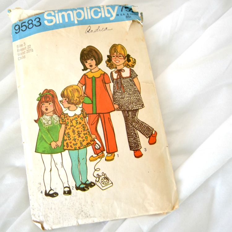 A Vintage Simplicity Pattern - Simple Simon and Company