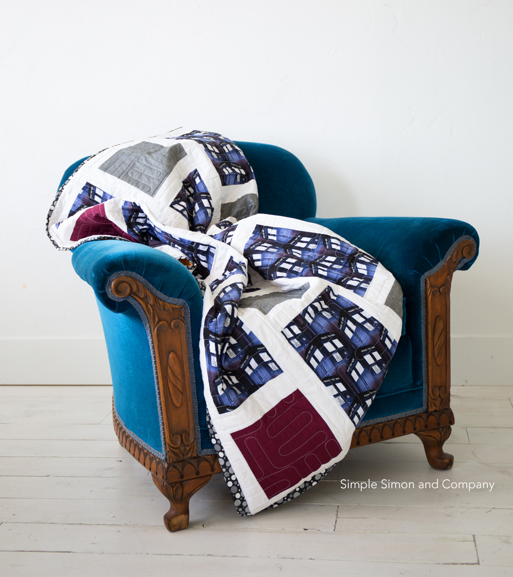 A Dr Who Quilt for Luke's Loves - Simple Simon and Company