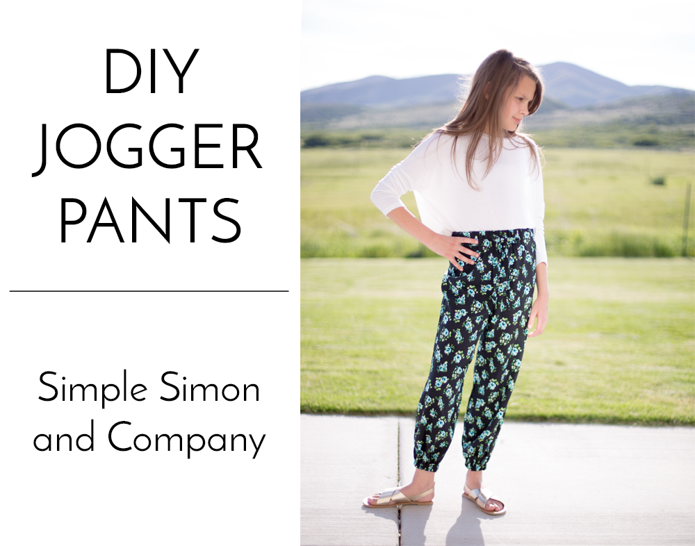 DIY Jogger Pants - Simple Simon and Company