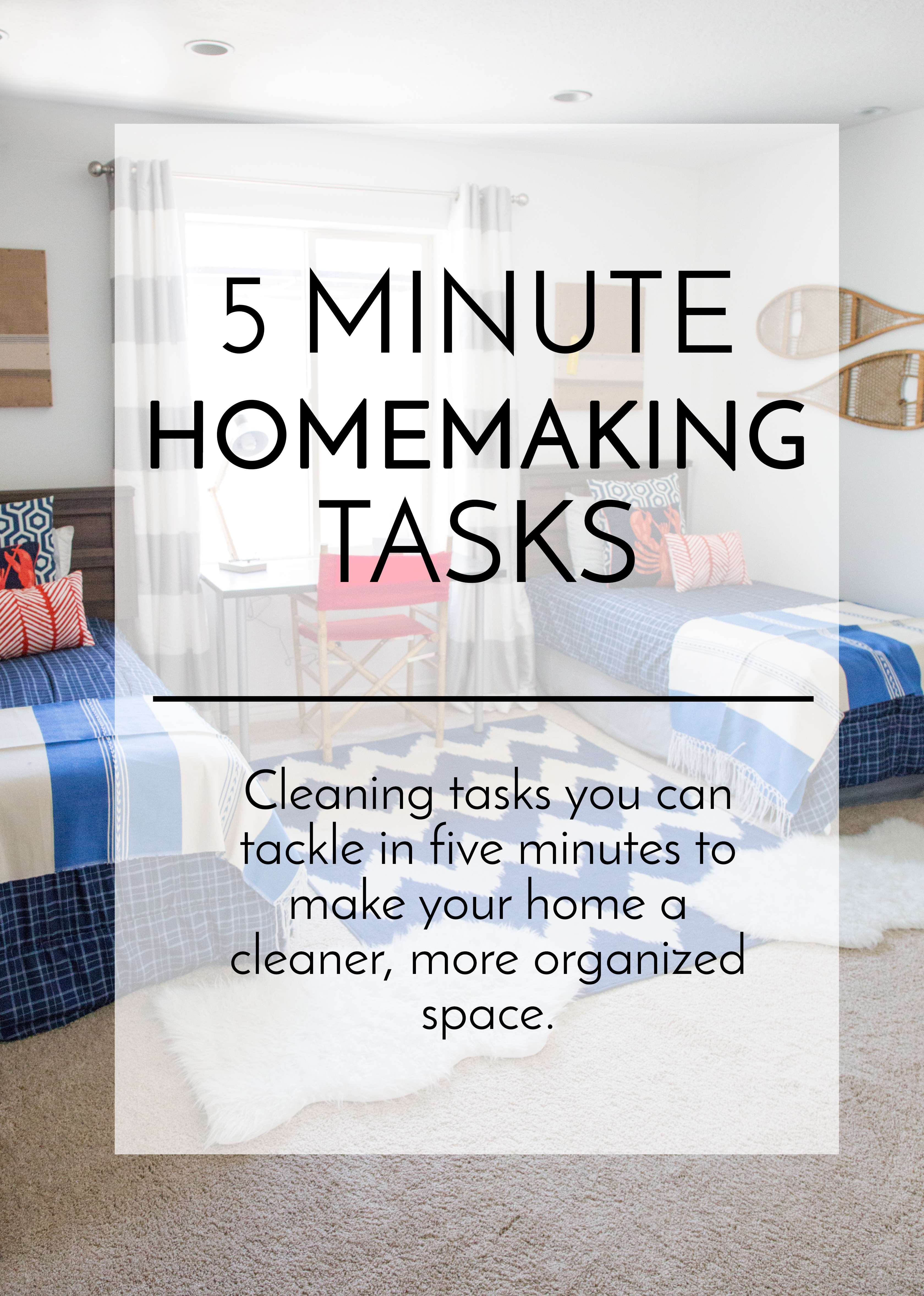 5 Minute Homemaking Tasks - Simple Simon and Company