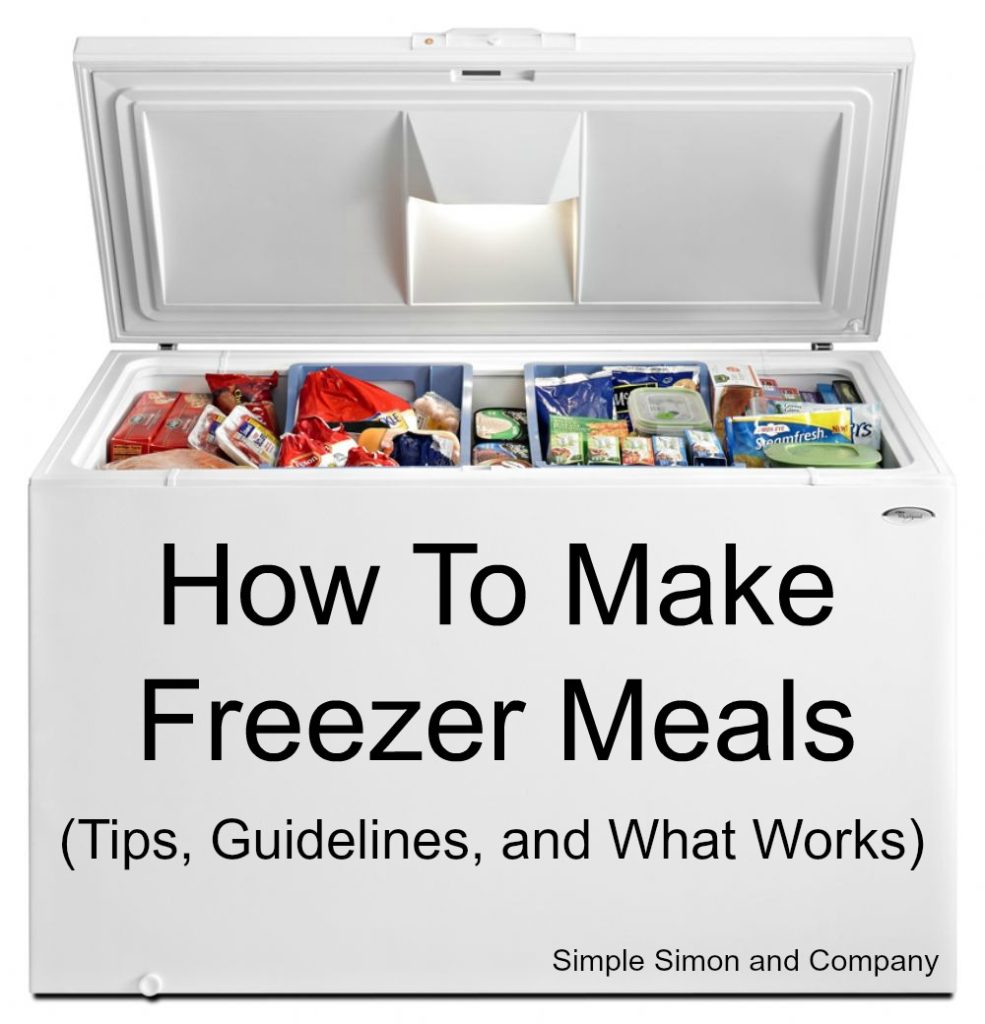 Easy Freezer Meal Recipes - Simple Simon and Company