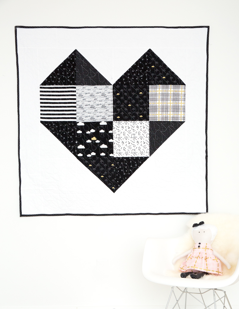 Heart Baby/Toddler Quilt Kits (And Free Pattern) | Simple Simon and ...