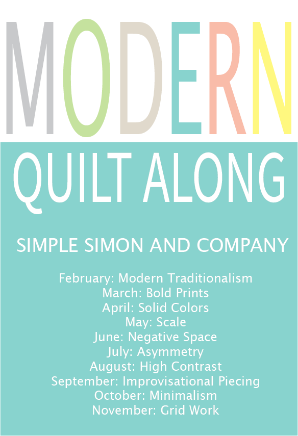 Modern Quilt Along-High Contrast - Simple Simon and Company