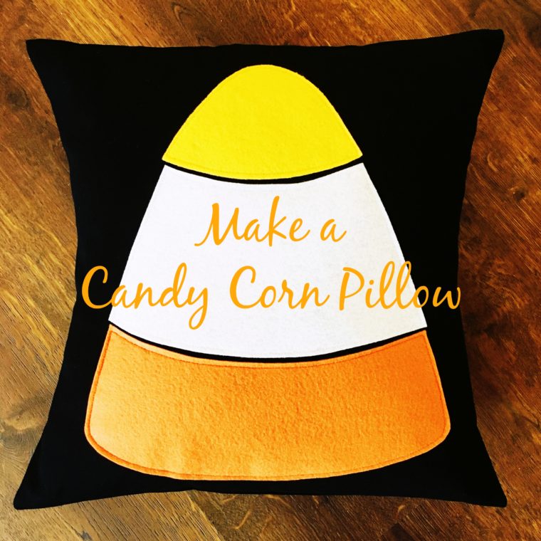 Halloween Candy Corn Pillow (A How To) - Simple Simon and Company