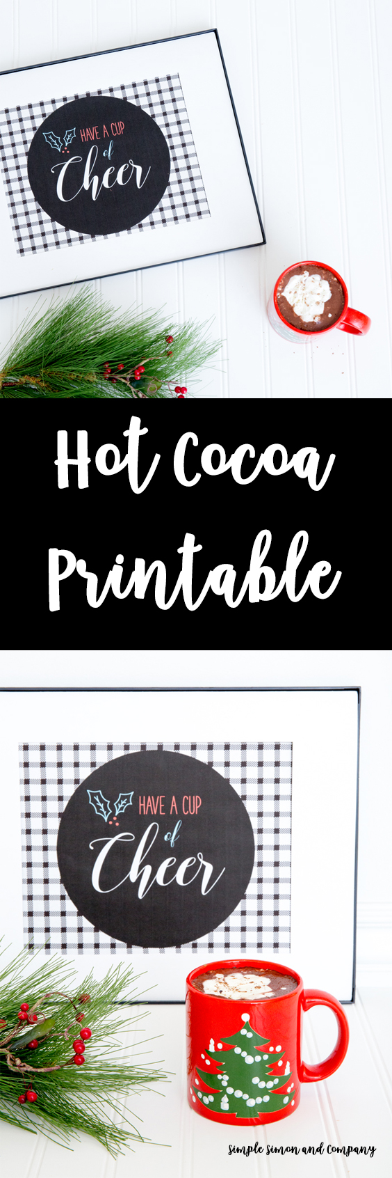 Hot Cocoa Printable - Simple Simon and Company