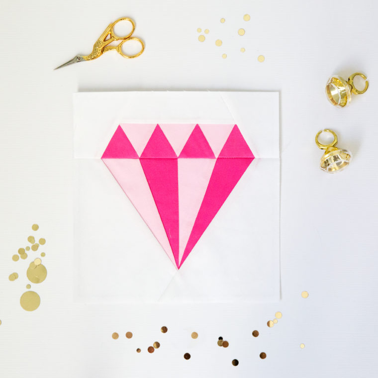 Shine Bright Diamond Paper Piecing Pattern - Simple Simon and Company