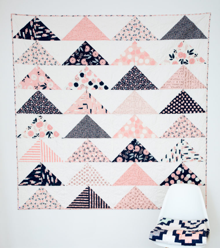 Minimal Triangles Quilt Pattern - Simple Simon and Company