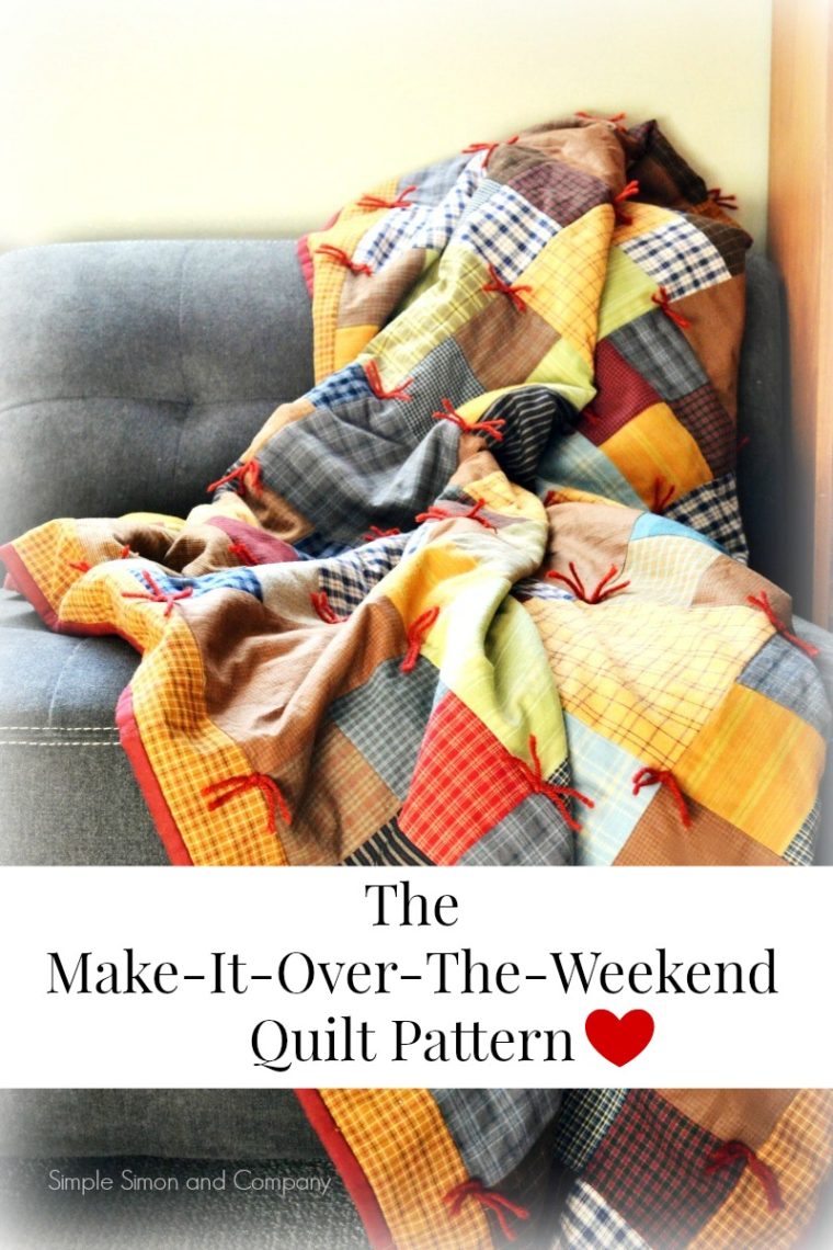 The Make-It-Over-The-Weekend Quilt Pattern - Simple Simon and Company