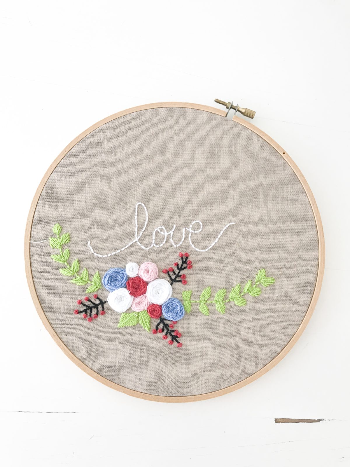 Love Embroidery Pattern - Simple Simon and Company