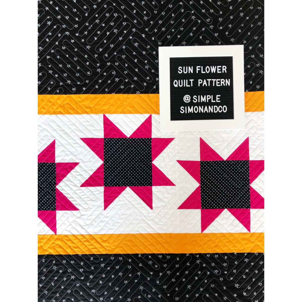 Sunflower Quilt Pattern - Simple Simon and Company