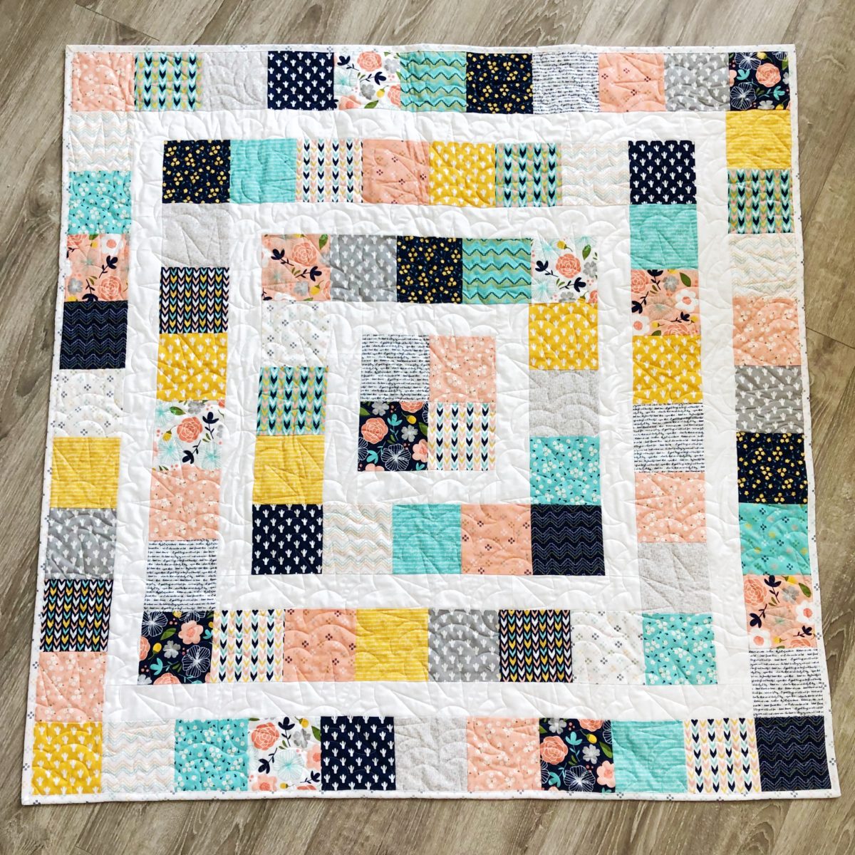 Just For Fun Quilt Pattern (in Azure Skies) - Simple Simon and Company