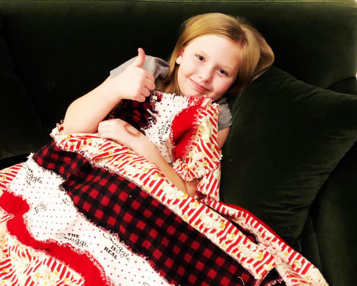 Easy Children's Rag Blanket Tutorial - Simple Simon and Company