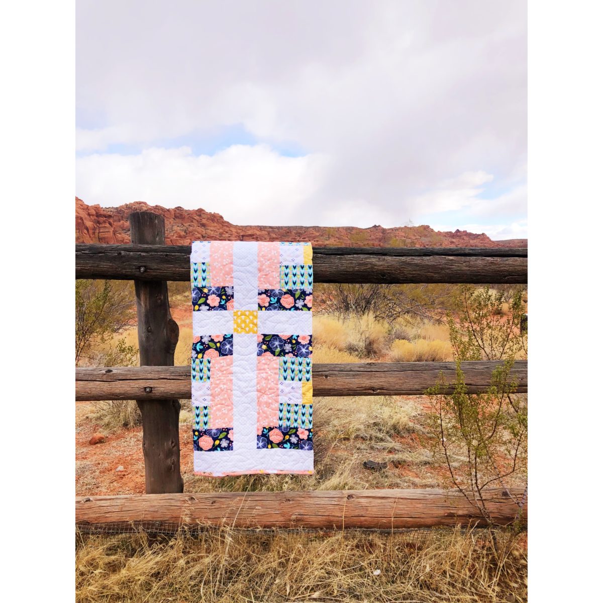 City Center Quilt Pattern in Azure Skies - Simple Simon and Company