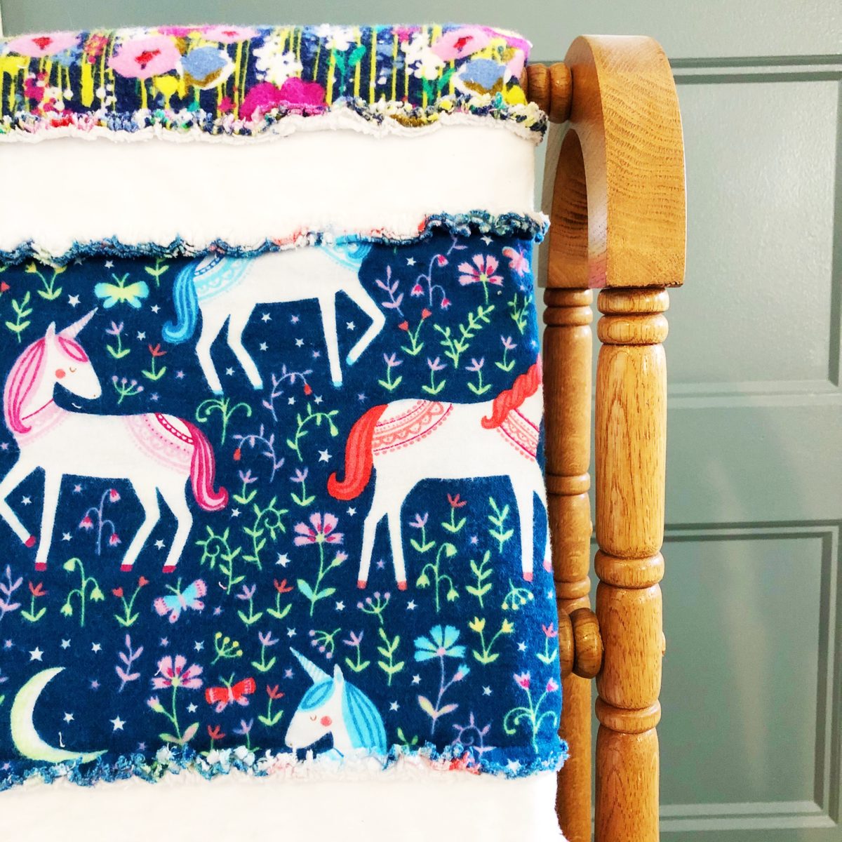 Easy Children's Rag Blanket Tutorial - Simple Simon and Company