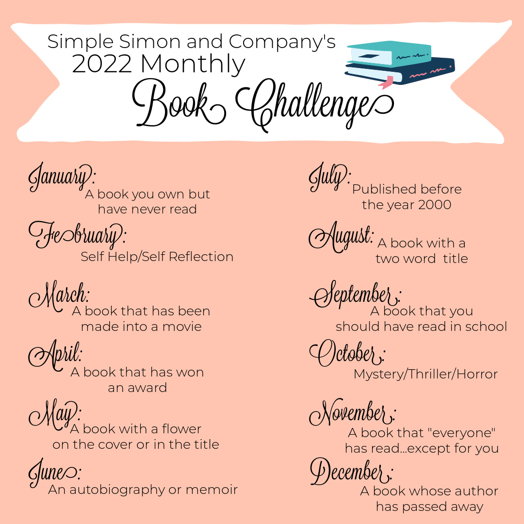 2022 Monthly Book Challenge - Simple Simon and Company