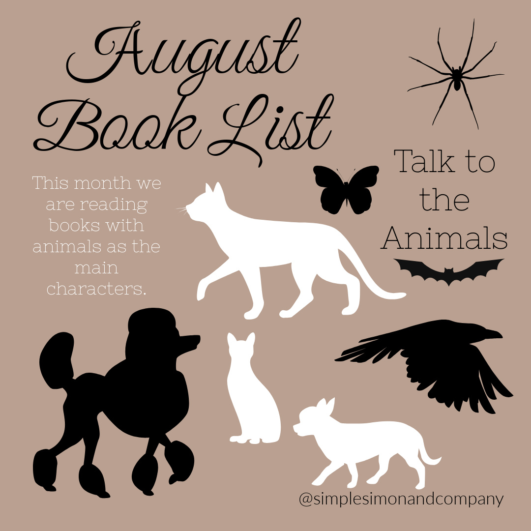 August Book List: Talk to the Animals - Simple Simon and Company