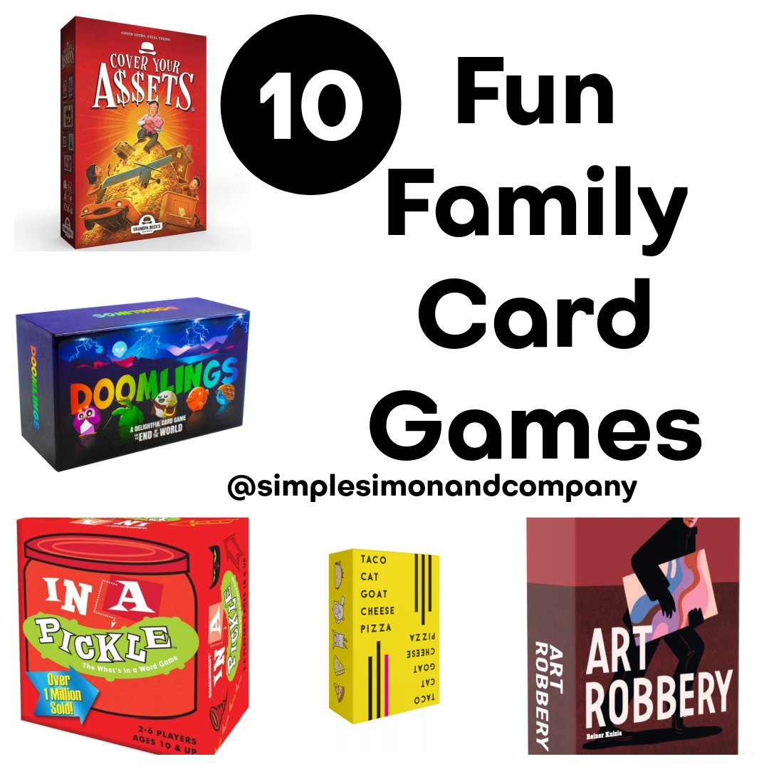 Top 10 Fun Family Card Games (that aren't UNO) - Simple Simon and Company